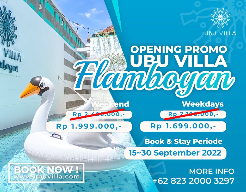 Ubu Villa Gito Gati: Villa Dengan Konsep Ala Santorini Dari Yunani ...